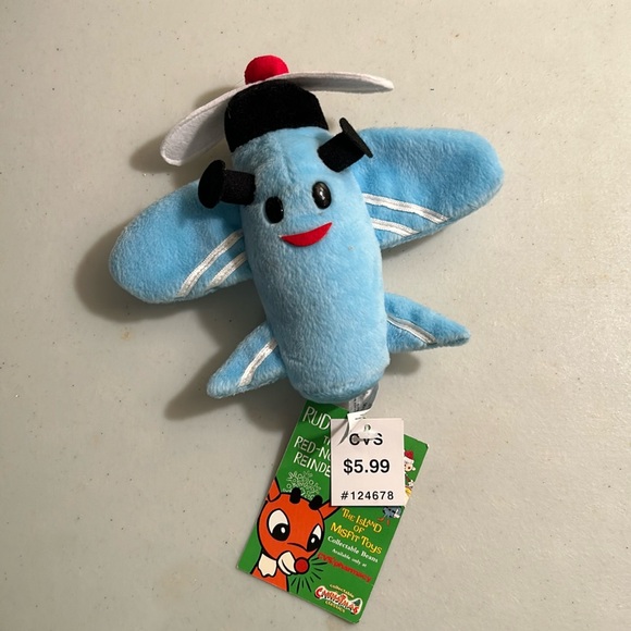 Stuffins | Toys | 999 Vintage Plush Blue Plane Cvs Stuffins Rudolph ...